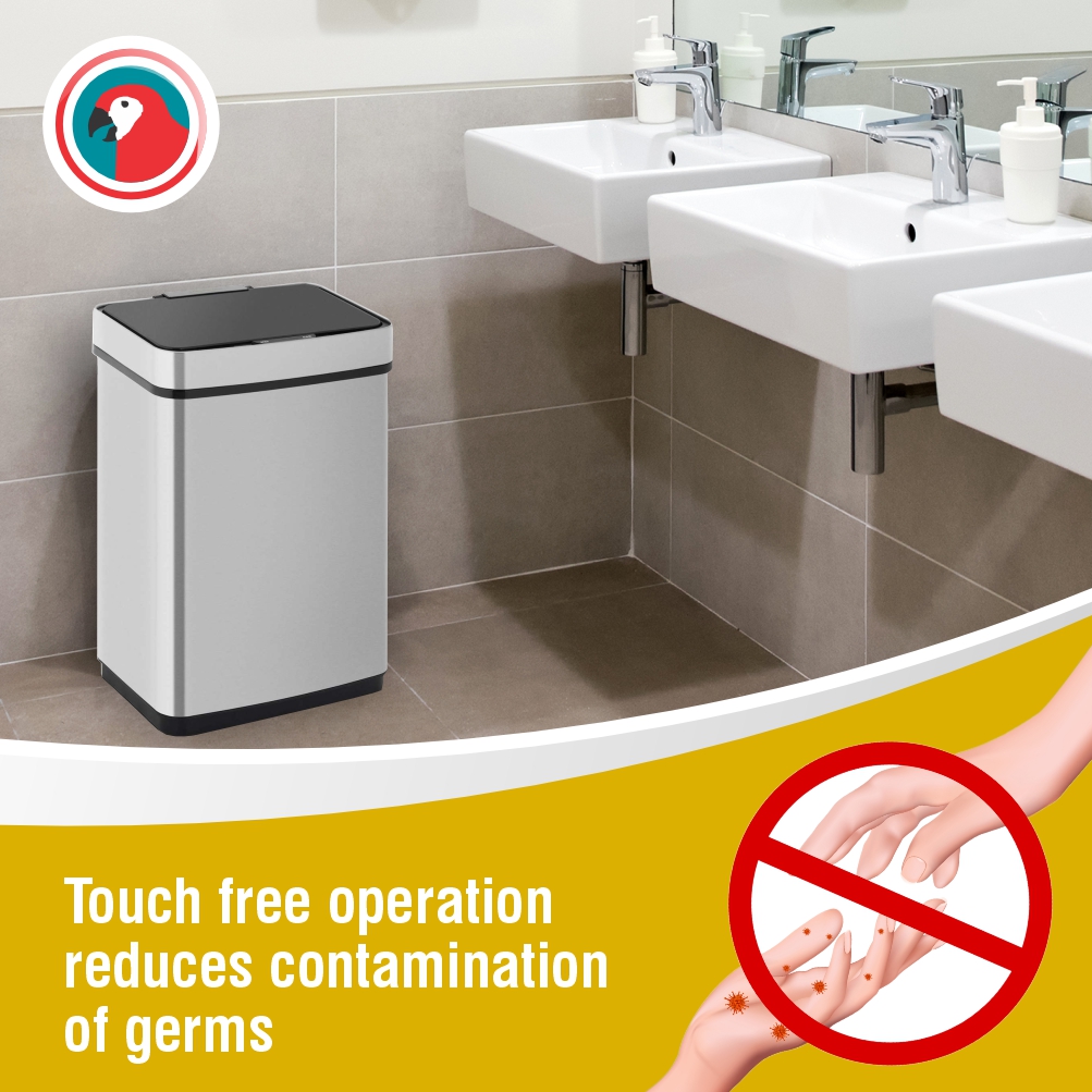 Janitorial Touchless Bin 50L – Dilo Distributors Online Shop