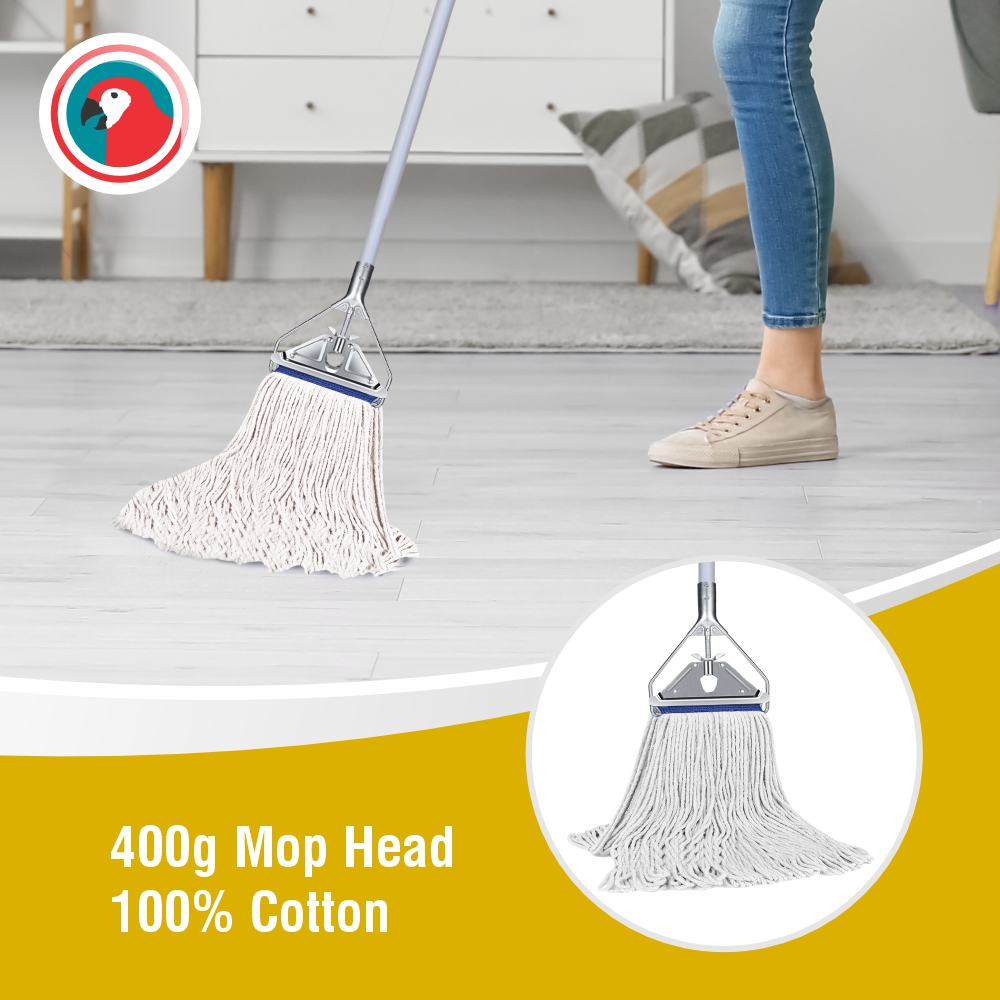 Janitorial Fan Mop 400G with Aluminium Handle – Dilo Distributors ...